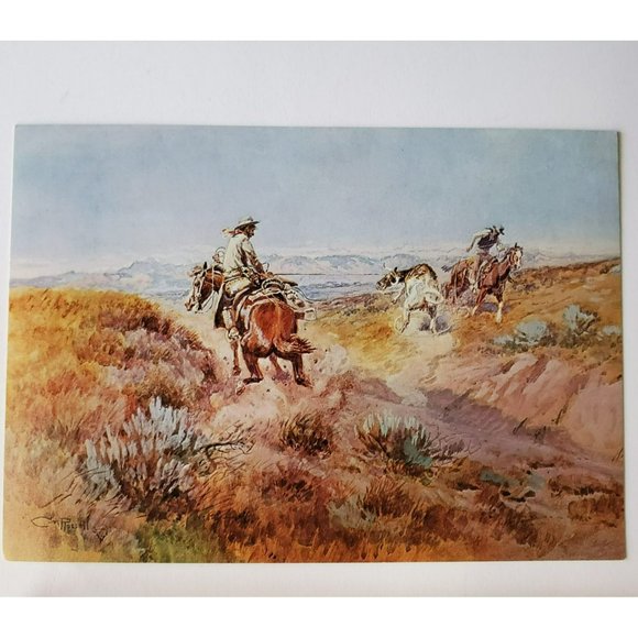 Charles M Russell | Art | Charles Marion Russell Art Print Postcard ...